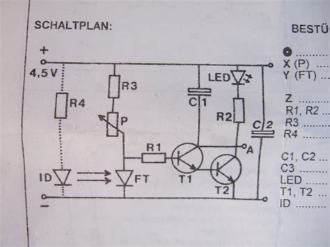 Schaltplan Für Eine Lichtschranke Elektrik Kleinbahnsammlerforum