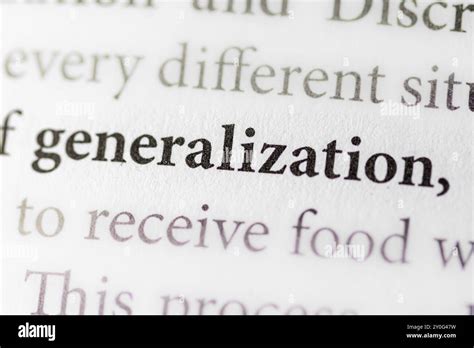 Behavior Generalization Hi Res Stock Photography And Images Alamy