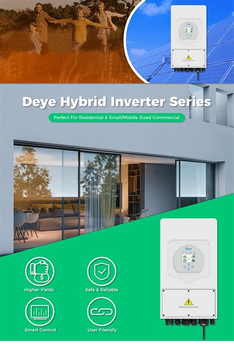 Deye Hybrid Inverter 16kw For Home Solar Power Systems Oem