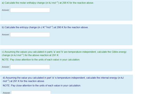 Solved For The Reaction Shown Calculate The Theoretical Cheggcom