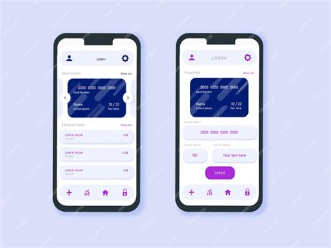 Premium Vector Banking App Interface Concept