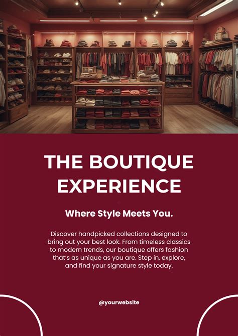 Free Boutique Templates To Edit Online