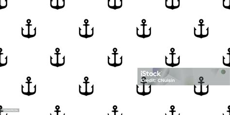 앵커 원활한 패턴 벡터 보트 해적 투구 해상 바다 바다 반복 벽지 스카프 고립 타일 배경 일러스트 디자인 고풍스런에 대한 스톡 벡터 아트 및 기타 이미지 Istock