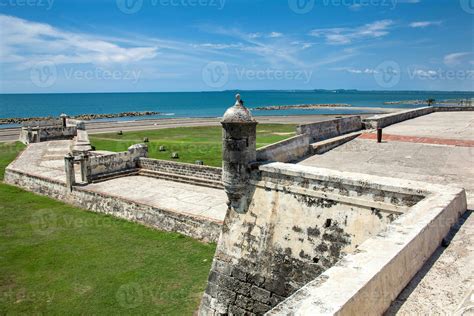 Walls Of Cartagena De Indias Built At The End Of The Xvi Century For The Defense Of The City