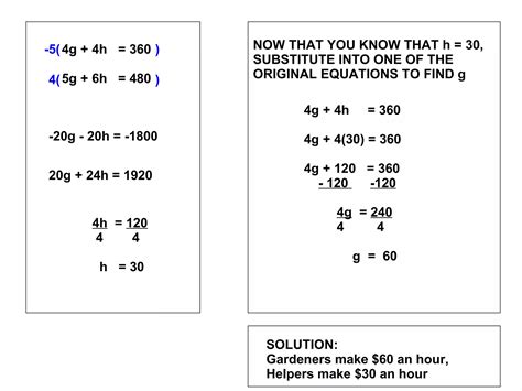 Solving Linear Systems Ppt