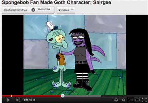 [lost] Sairgee Goth Spongebob Oc Video 2013 Or Earlier R Lost Films