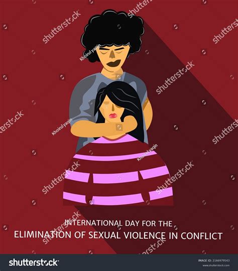 International Day Elimination Sexual Violence Conflict Stock Vector