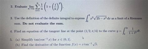 Solved Evaluate Limni Nn Ni Use The Chegg Com