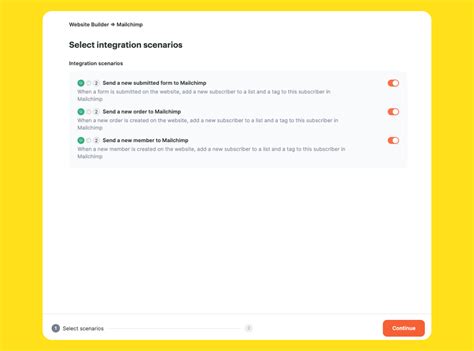 Mailchimp Connector Connect Mailchimp To Your Website Duda App Store