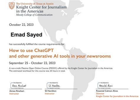 Emad El Din Sayed On Linkedin Knightcenter Journalism Artificialintelligence Ai