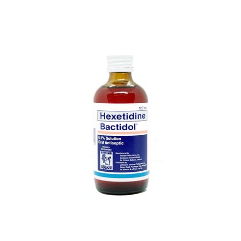 Bactidol Hexetidine 120ml 01 Solution Oral Antiseptic Lazada Ph