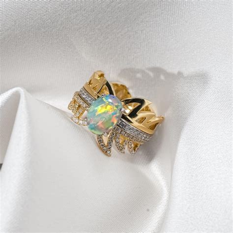 Opera House Opal Ring Cindy Xu Jewelry Opal Shop