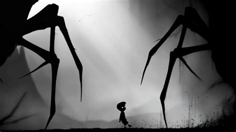 거대한 거미가 있는 의문의 세계에 갇힌 소년 림보 게임스토리 리뷰 Youtube