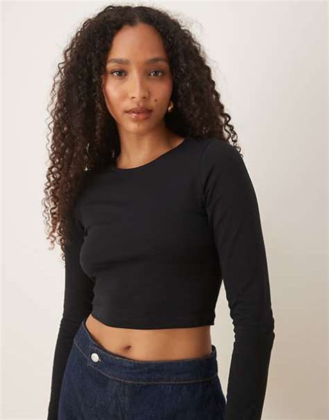 Long Sleeve Crop Tops For Women Asos