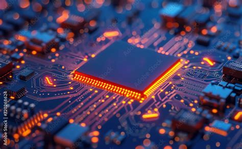 Image Artificial Intelligence 3d Microchip With Ai Letters Expansive Network Concept Stock