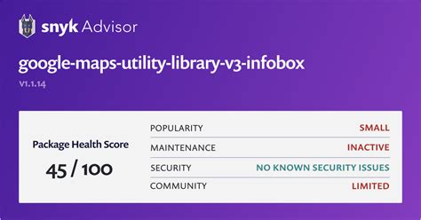 Google Maps Utility Library V Infobox Npm Package Snyk