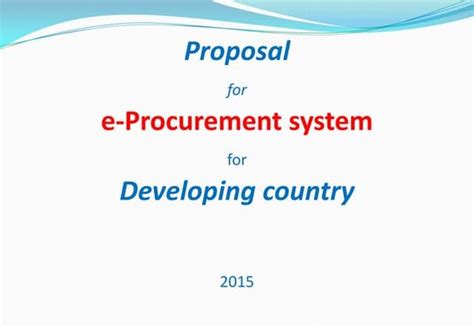 Government E Procurement Pdf