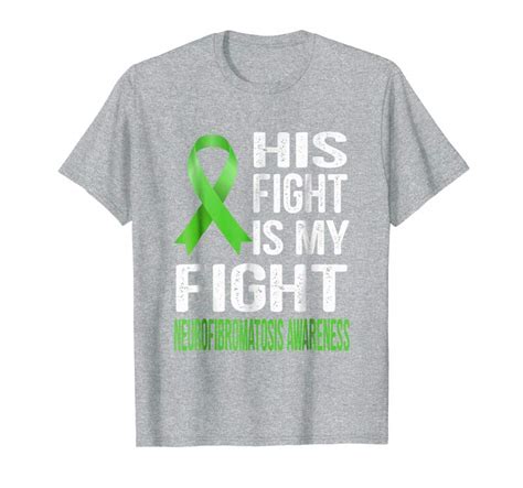 Buy His Fight Is My Fight Neurofibromatosis Awareness T Shirt Teesdesign