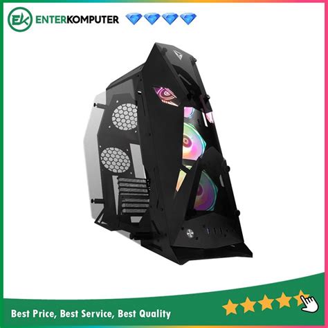 Jual PRIME F A ALUMUNIUM EXTREME GAMING CASE TEMPERED GLASS Casing PC Shopee Indonesia