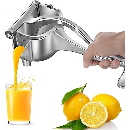 Amazon.com: Real Stainless Steel Lemon Squeezer Citrus Juicer Hand Press Heavy Duty Manual ...