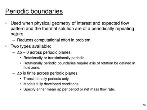 Ppt Lecture 6 Boundary Conditions Applied Computational Fluid