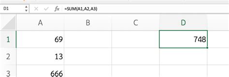 ฟังก์ชัน Sum สำหรับการรวมหรือการบวก Def Excel