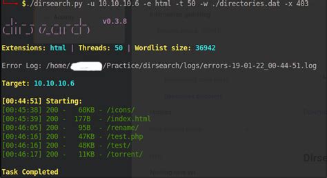 Dirsearch — One Stop Shop For Web Path Scanning By Prateek Kuber