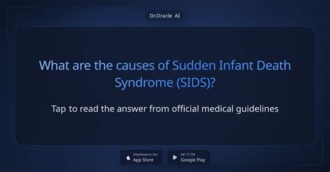 What Are The Causes Of Sudden Infant Death Syndrome Sids