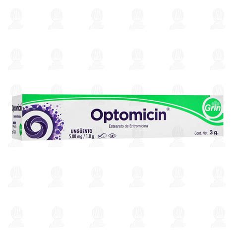 Optomicin 5 00mg 1gr Ungüento Oftálmico 3 Gr