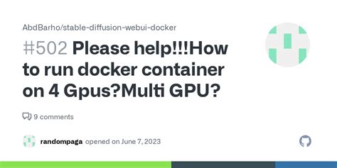 Please Help How To Run Docker Container On Gpus Multi GPU Issue AbdBarho Stable