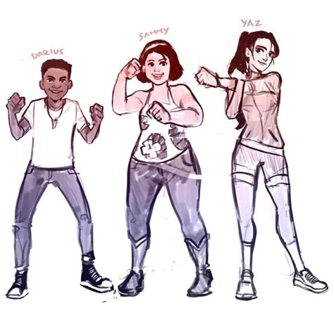 Jurassic World Camp Cretaceous Campers Darius Kenji Ben Yasmina