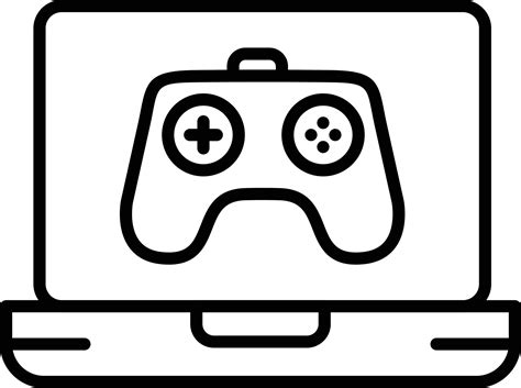 Video Game Outline Icon 9248518 Vector Art At Vecteezy