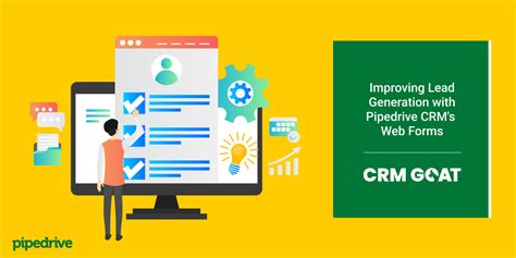 improving lead generation with pipedrive crm s web forms crm goat