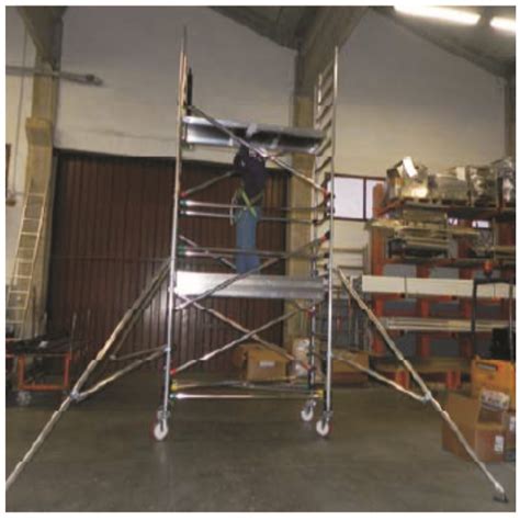 Schelă Turn Mobilă Cu Elemente Prefabricate Din Aliaj De Aluminiu