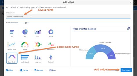 Semi Circle Chart For Your Widget Questionpro Help Document