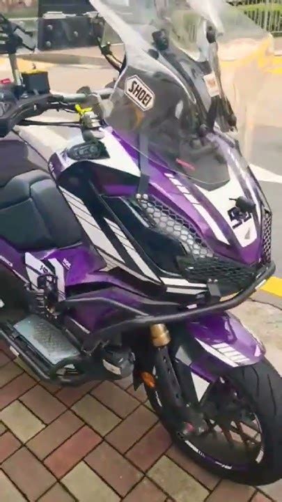 혼다adv350 데칼 튜닝 시공 모토스티커혼다스티커 Adv350 혼다오토바이 Adv350데칼 Adv350도색 Adv350랩핑