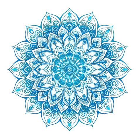 Blue Mandala Vectors And Illustrations For Free Download