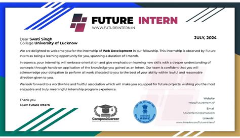 Swati Singh On Linkedin Connections Internship Webdevelopment