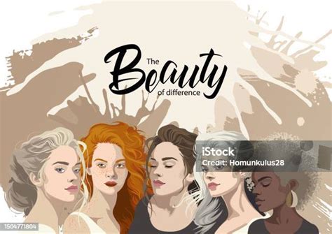 Potret Grup Lima Gadis Cantik Dengan Berbagai Warna Dan Gaya Rambut