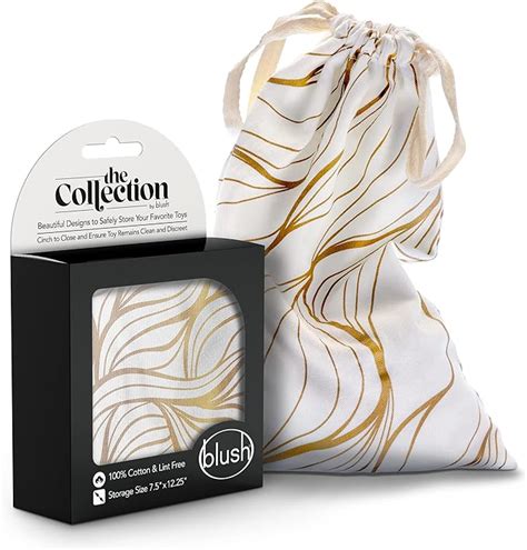 Amazon Com Blush Novelties Blush The Collection Cotton Toy Bag Safe Storage For Adult Toys