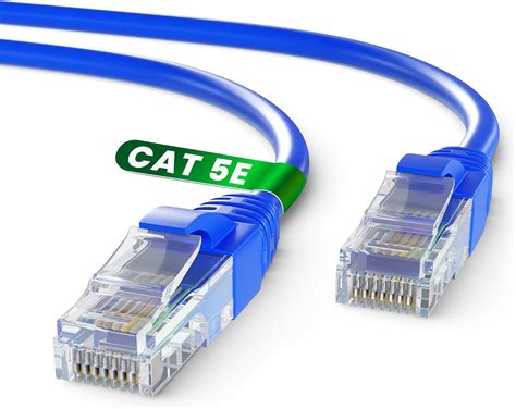 Mr Tronic Blue Cat 5e Ethernet Cable 5m High Speed Lan Ethernet