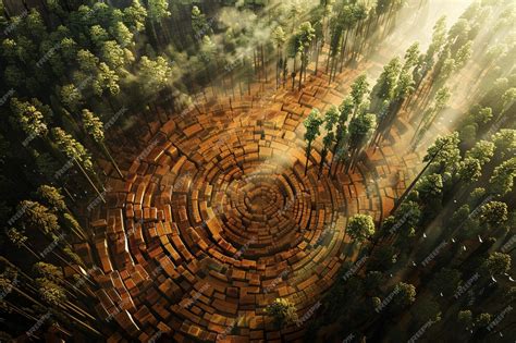 Deforestation Data Visualization Ar Generative Ai Premium Ai