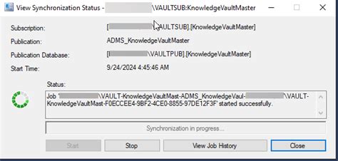 Vault 联网工作组疑难解答SQL 数据同步