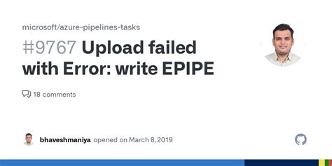 upload failed with error write epipe · issue 9767 · microsoft azure