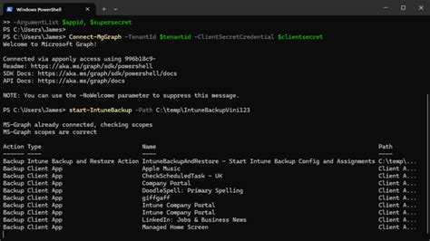 Connecting To Microsoft Graph Api Through Powershell Via An App Registration James Vincent
