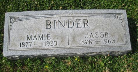 Jacob Binder 1876 1960 Find A Grave äreminne