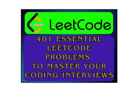 401 Essential Leetcode Problems To Master Your Coding Interviews Frontlines Media