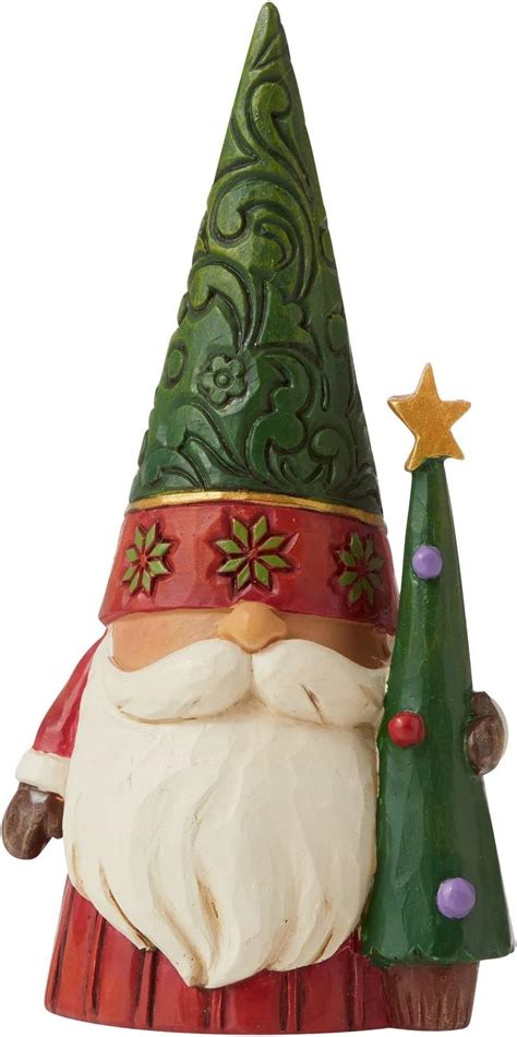 Enesco Jim Shore Heartwood Creek Christmas Gnome With Tree