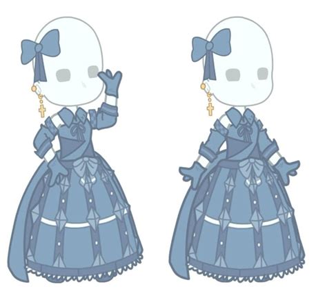 Бальное платье гача клуб Костюмы персонажей Клубные наряды Милые наряды