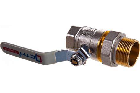 Шаровой кран СТМ СТАНДАРТ 1-1/4”, с накидной гайкой, рычаг CWAFM114 ...